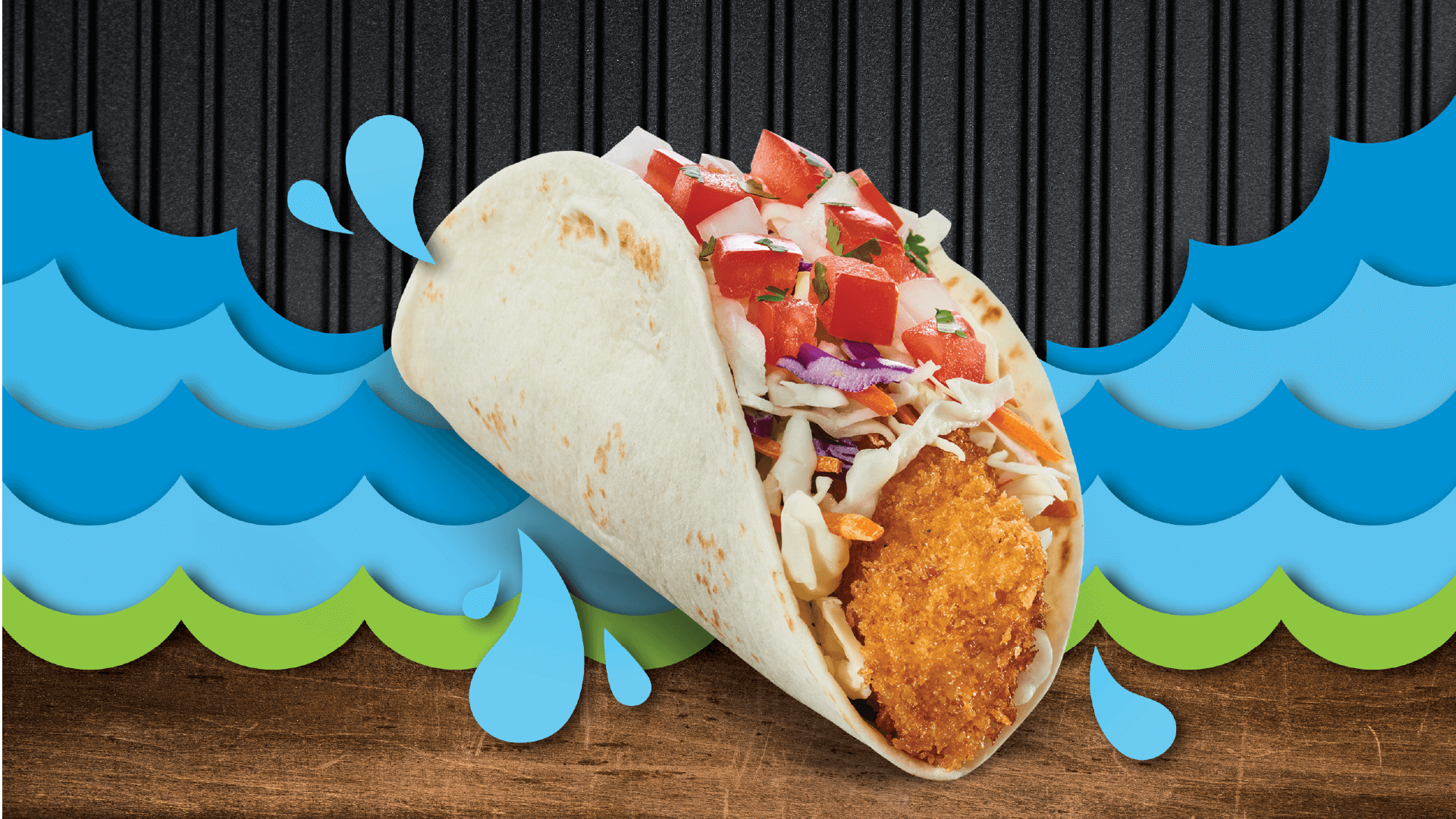 shrimp tacos make a jumbo splash in social pool